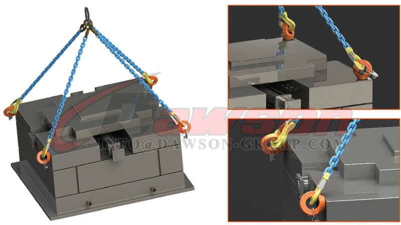 DWS094 G80 Eye Type Rotating Ring, Swivel Hoist Ring, Lifting Points ...