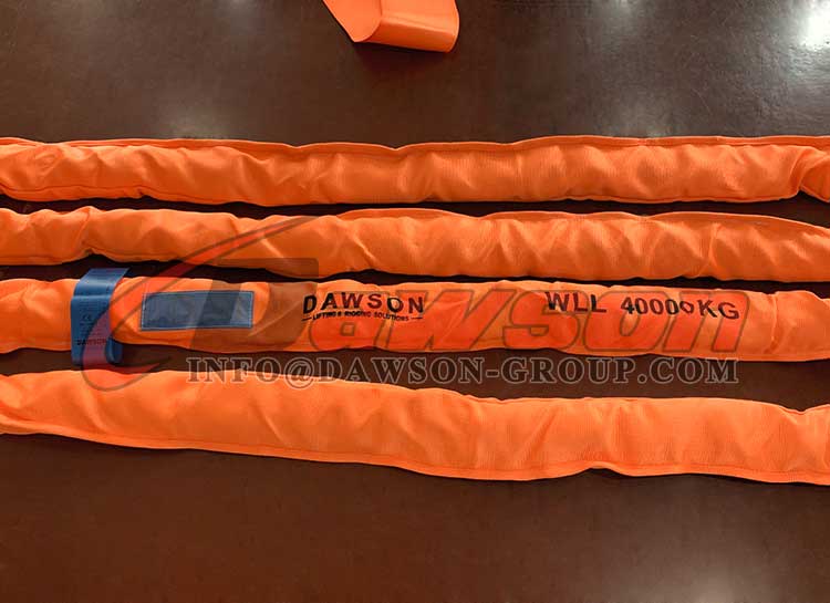WLL 8T Polyester Round Slings, 8000kg Textile Endless Round Lifting ...