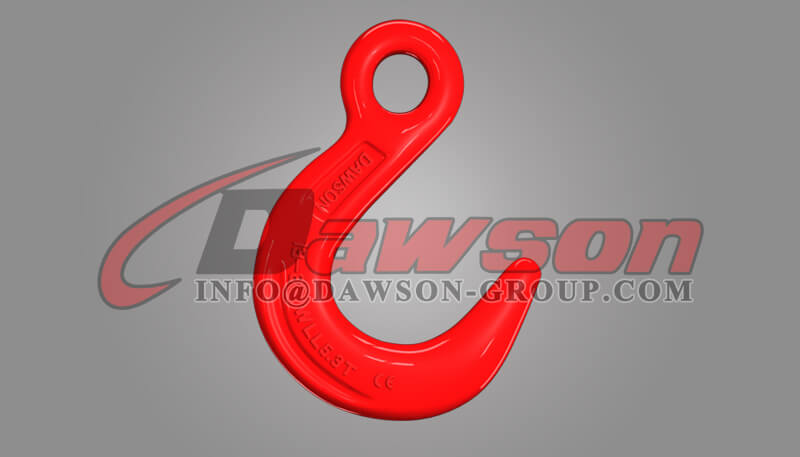 G80 / Grade 80 Eye Foundry Hook, Forged Alloy Steel Large Opening Hook ...