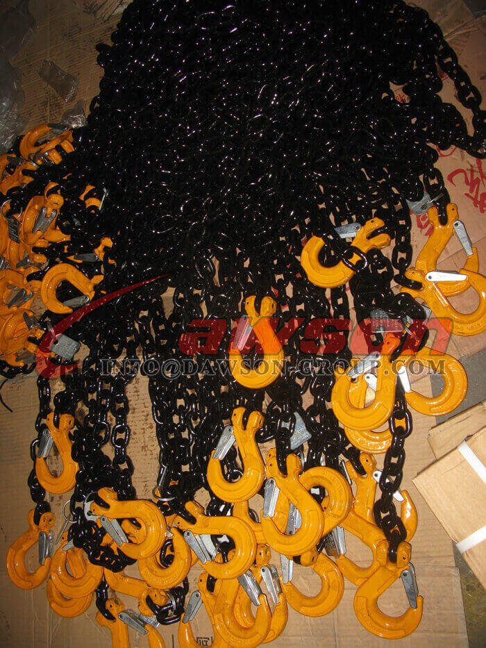 Grade 80 Single Leg Chain Sling, G80 Chain Slings for Lifting & Lashing - Dawson Group Ltd ...