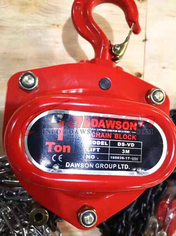 1T 1.5T 2T 3T 5T 10T 20T 30T 50T Chain Block for Construction Site ...