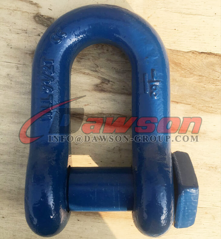 Forged Trawling Dee Shackle with Square Head Oversize Pin, Fishing ...