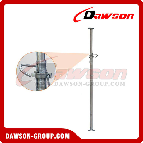 1600-5000mm shoring props jack, adjustable steel pipe support - China ...