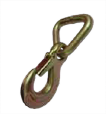 BS 5000kgs/11000lbs 2 inch Forged Snap Hook, 2" Drop Forging Snap Hook ...