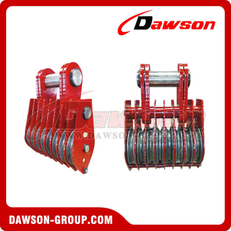 Rings Series Closed Eight Wheels Pulley, eight wheels pulley, single ...