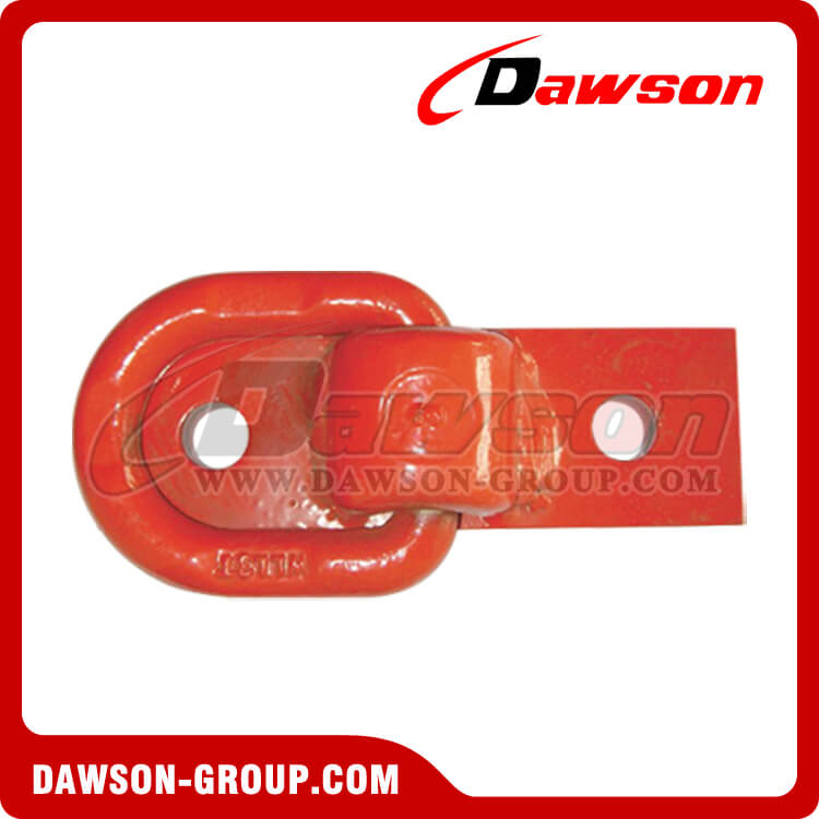 G80 / Grade 80 Weld On Pivoting D Link with Pad, Alloy Steel Weld On ...