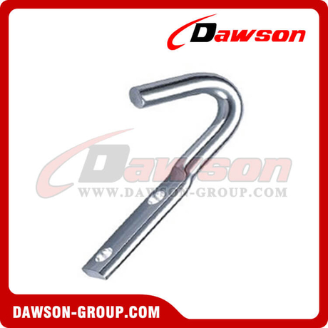Zinc Plated Steel Rope Hooks Type 2, J Rope Hook - Dawson Group Ltd ...