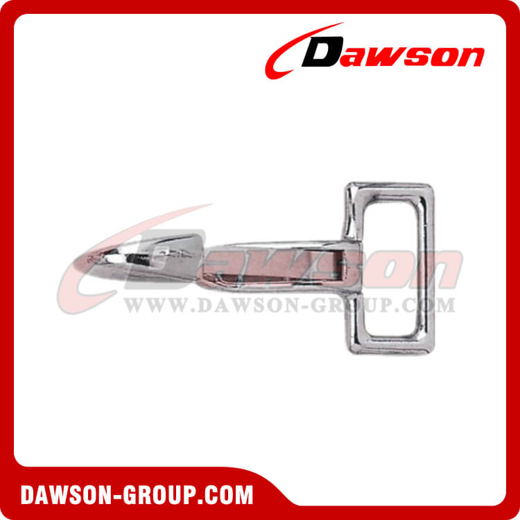 Rigid Strap Eye Spring Snap, stainless steel boat snap hook - Dawson ...