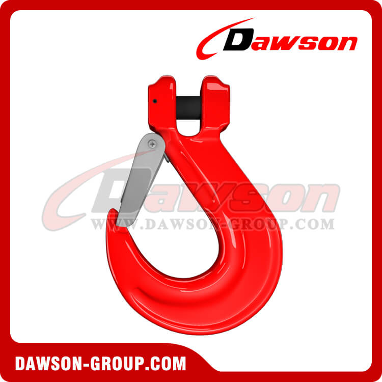 G80 / Grade 80 Clevis Sling Hook with Cast Latch for Crane Lifting ...