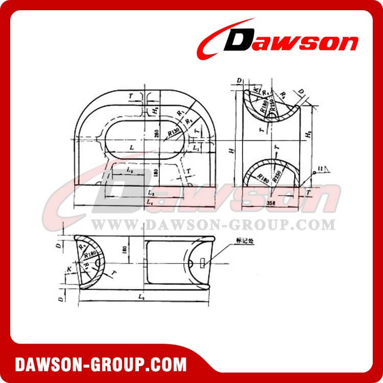 Jis F2017-AC Panama Chock - Dawson Group Ltd. - China Manufacturer ...