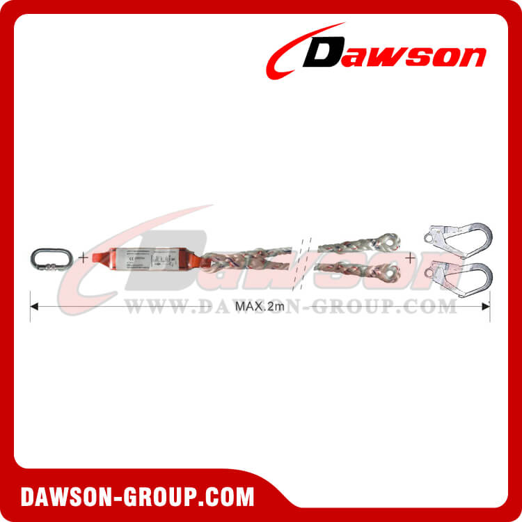 685g Energy Absorbers Lanyards EN355 EN354 - Dawson Group Ltd. - China ...