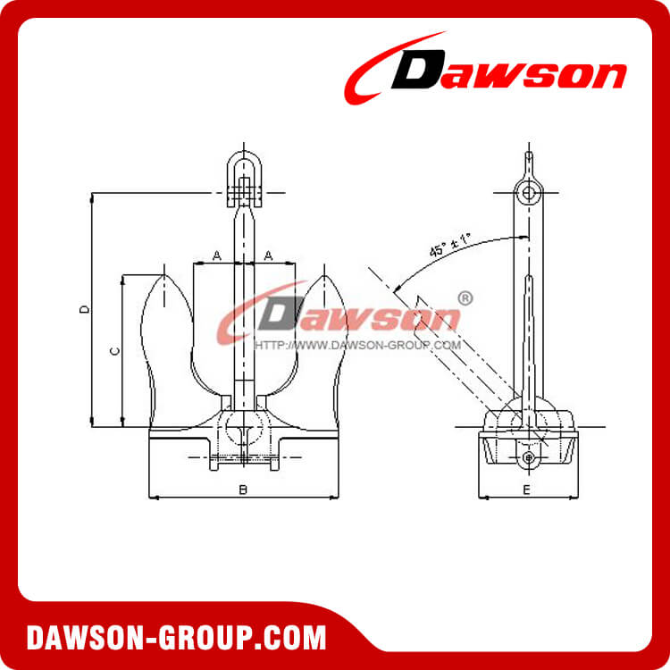 Baldt Stockless Anchor, Boat Mooring Stockless Anchors, Baldt Stockless Marine Anchor - China ...