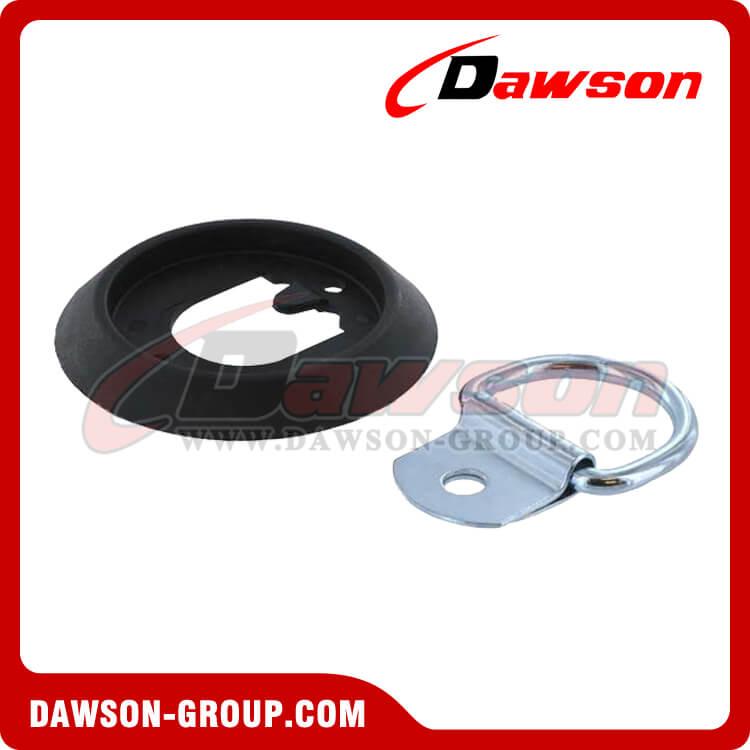 BS 545kgs/1200lbs Surfaced Mounted D Ring, Heavy Duty Surfaced Mounted ...