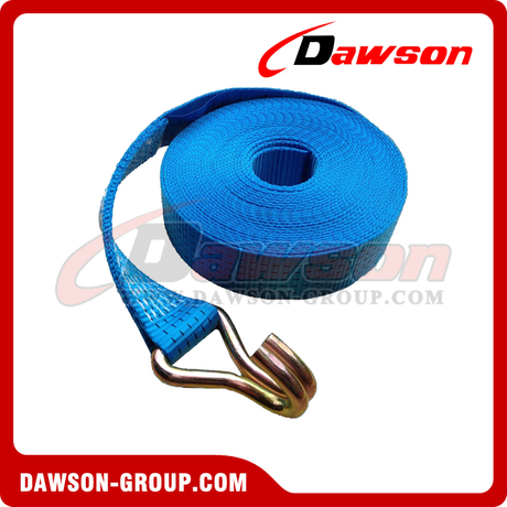 5000kg × 20m 50mm Webbing Part With Double J Hook/Wire Hook, Polyester ...