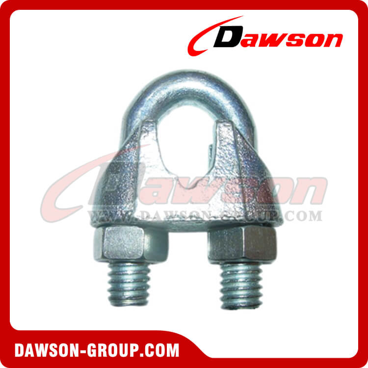 US Type Malleable Wire Rope Clips, Galvanized Steel Wire Rope Clip ...