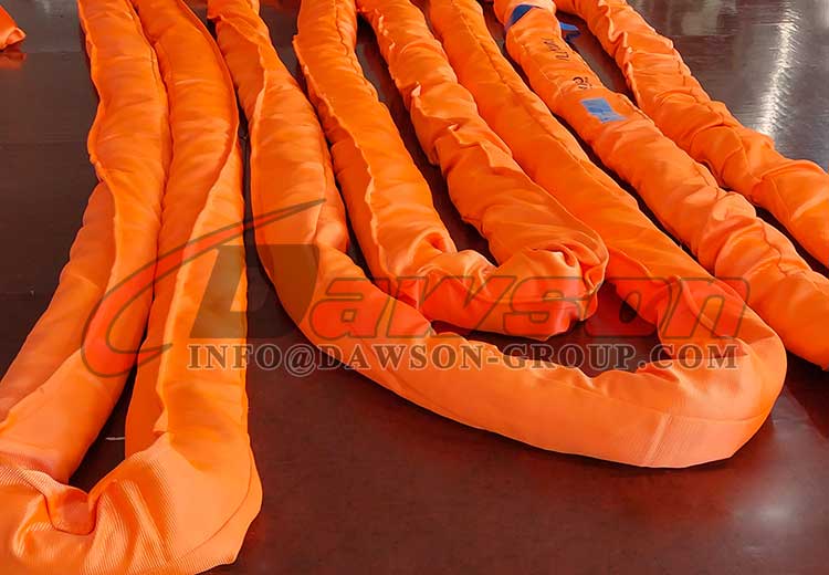 WLL 10T Polyester Round Slings, 10000kg Endless Round Lifting Slings ...