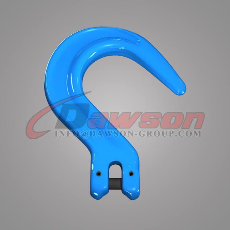G100 / Grade 100 Forged Alloy Steel Clevis Foundry Hook, Large Opening ...
