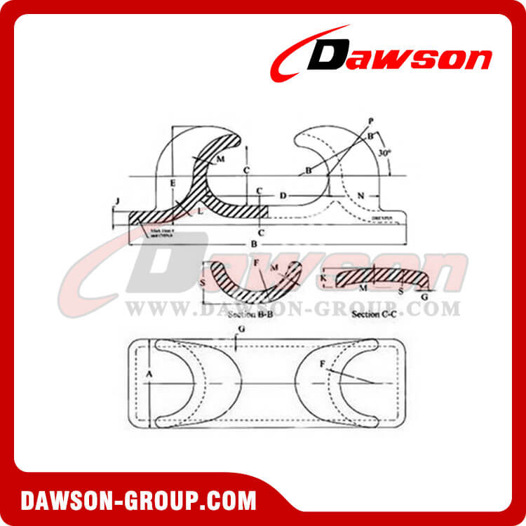 Open Chock JIS F-2006 Type FC - Dawson Group Ltd. - China Manufacturer ...