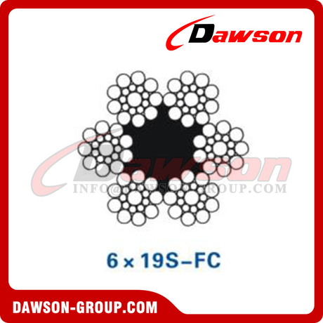 Steel Wire Rope (6×19S-FC)(6×26WS-FC), Oilfield Wire Rope, Steel Wire ...