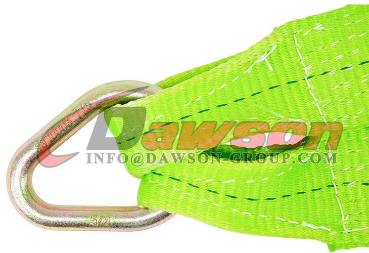 Tow Straps V Bridle 3'' ×24'' with RTJ Clusters, Hi VIZ/HI Abrasion ...