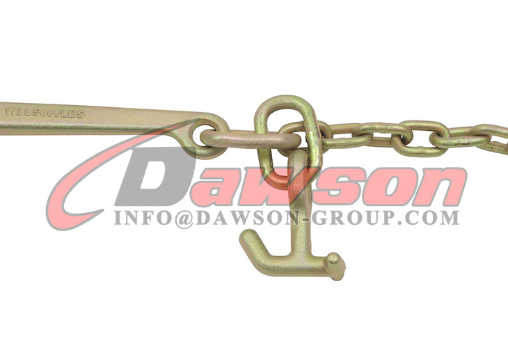 5/16''x2' Leg Grade 70 V-Chain Bridle Tow with 15'' Large Shank J Hook ...