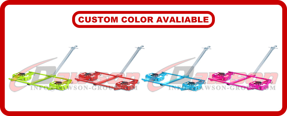 DS-WTL20 DS-WTL40 Series Tandem Trolley for Heavy Loads, Tandem Dolly ...