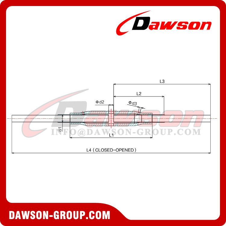 DIN 1478 Turnbuckle Weld Studs, DIN 1478 Turnbuckles with 2 Stub Ends ...