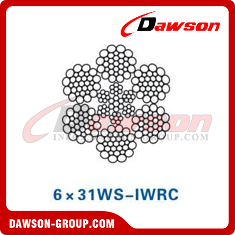 Steel Wire Rope (6×31WS-IWRC)(6×36WS-IWRC)(6×41WS-IWRC)(6×49SWS-IWRC ...