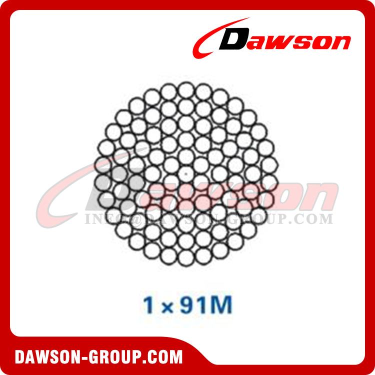 Steel Wire Rope(1×61M)(1×91M), Wire Rope for Coal and Mining - Dawson ...