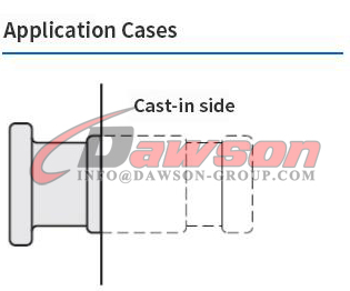 Cast-in Bolt DS-CSN, Cast-in Hook DS-CHF DS-CHFL, Cast-in Hook DS-PCHT ...