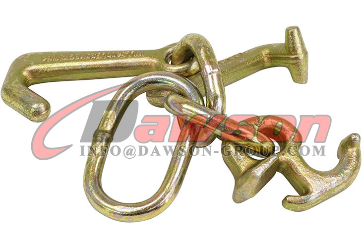 RTJ Cluster Hook Heavy Duty Wrecker Hauler Tow Towing Truck Chain Pair ...