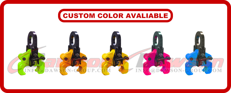 DS-RC WLL 2T 4T Rail Clamp for Lifting and Pulling Rails Lengthways ...