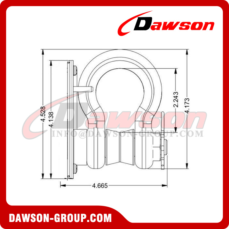 DS-LC-7501D 0.5t-1250t Digital Shackle Pin Load Cell, Shackle Load Cell ...