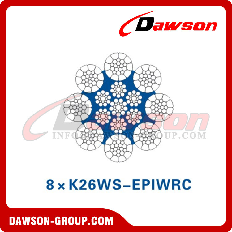 Steel Wire Rope Construction(8×K26WS-EPIWRC)(8×K31WS-EPIWRC)(8×K36WS ...