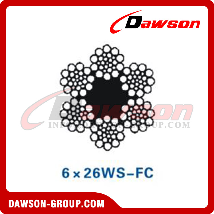 Steel Wire Rope(6×19S-FC)(6×26WS-FC), Wire Rope for Coal and Mining ...