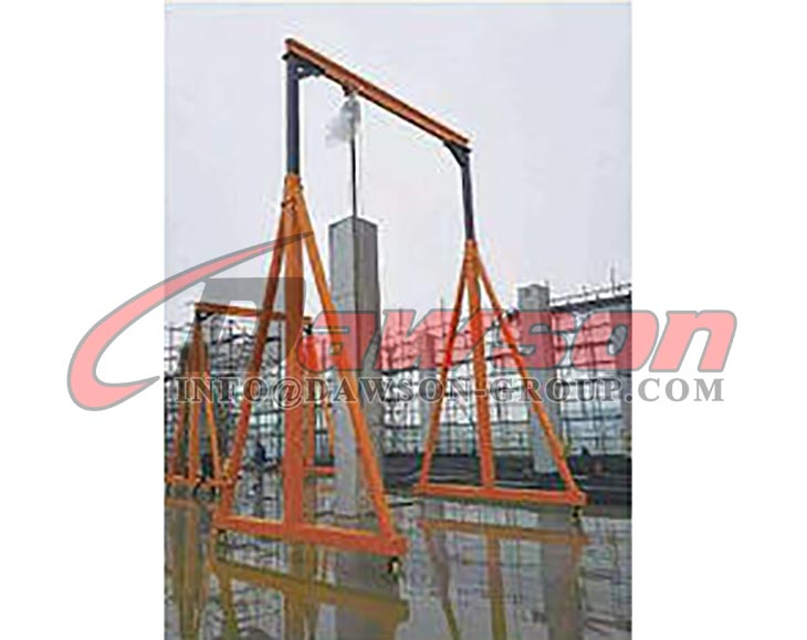 DS-PT2-1 Manual Winch Lifting Gantry Crane, Steel Gantry Crane with ...