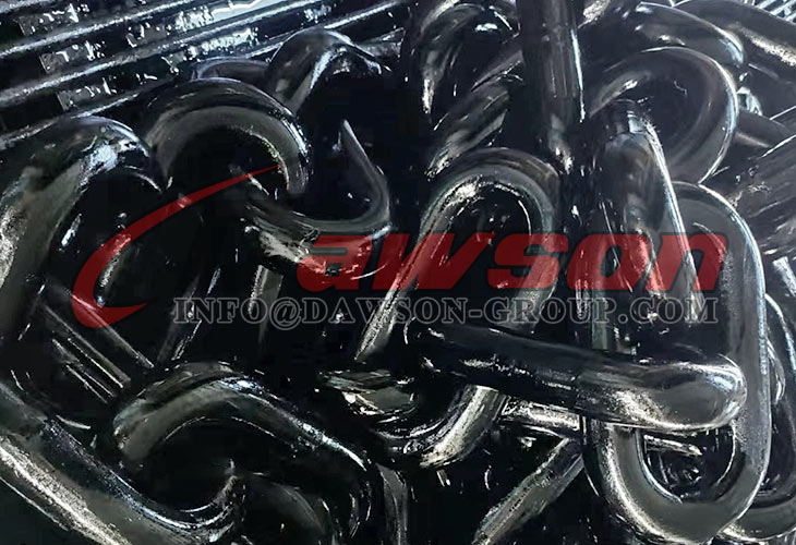 R3 Grade Stud / Studless Offshore Mooring Chain for Offshore Oil Platform, Hot Dip Galvanized or ...