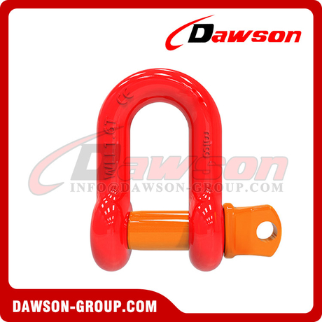 DS759 Grade G8 T8 Screw Type Alloy Dee Shackle, Chain Shackle with ...