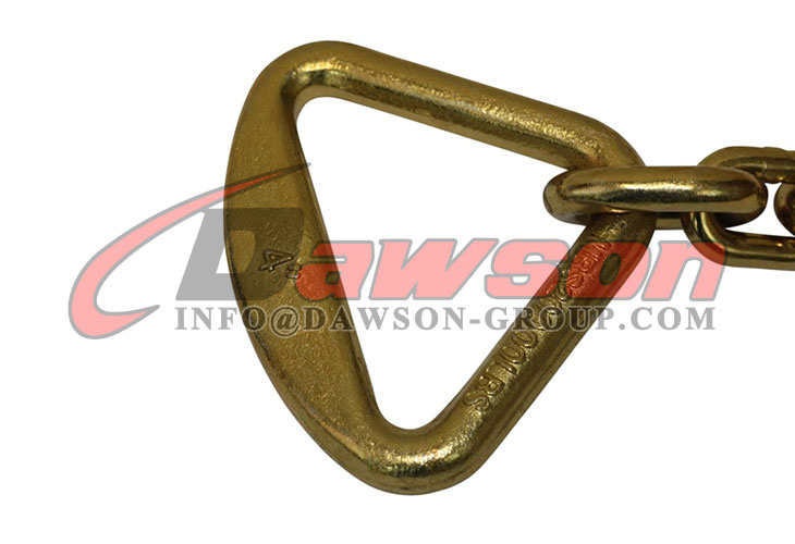 3/8'' Grab Hook with 18'' Chain Anchor 4'' Delta Ring Tow Wrecker ...