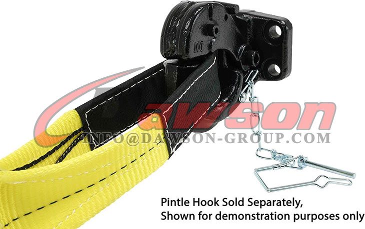 4'' x 20' Recovery Tow Strap Heavy Duty 32,000 lbs Break Strength, Use ...