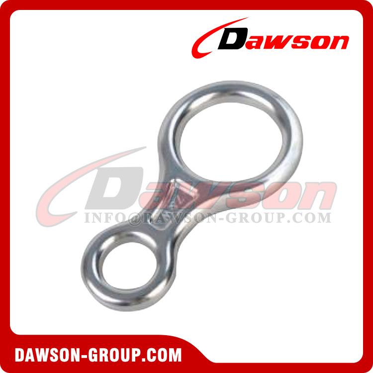 DSJ-A3025 Aluminum Figure 8 Ring, A6082 Aluminum Figure 8 Rescue ...