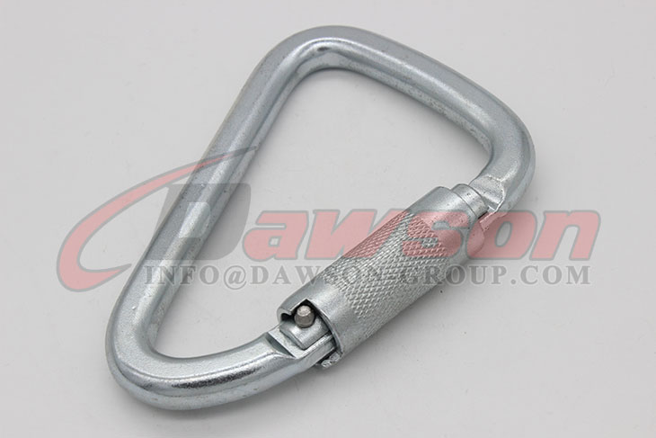DSJ-1198 Full Body Safety Harness Steel Carabiner, D-shape Offset Rock ...
