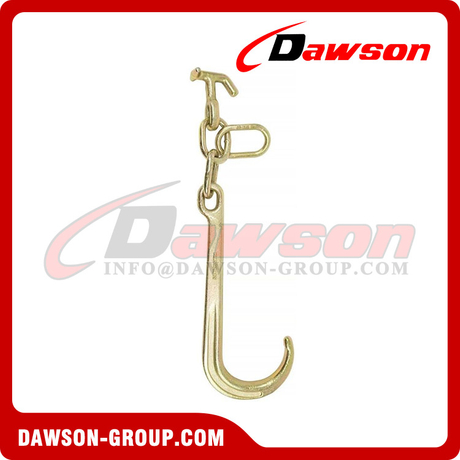 15'' G70 J Hook with T-J Hooks and Enlarged Link, 5400 lbs WLL - Dawson ...