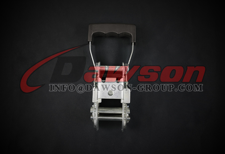 35MM×3T×200MM Ratchet Buckle with Rubber Handle, Lashing Buckle - China ...