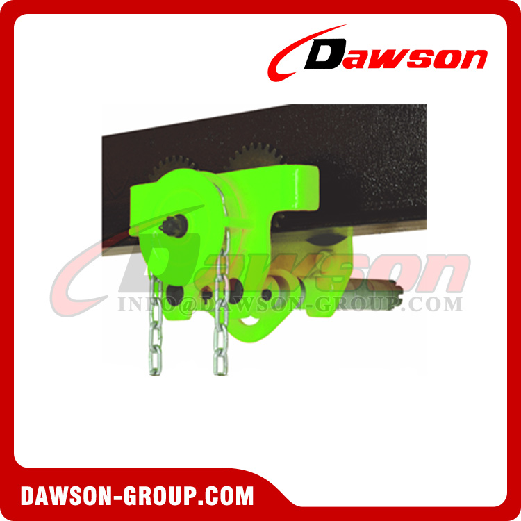 DS-GCL-MK Type Heavy Duty Geared Trolley Clamp, 500kg-40000kg Geared ...