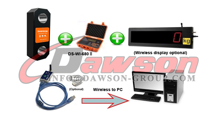 DS-LC-SW03 1-500T Submersible Load Link Monitoring Systems, Wireless ...