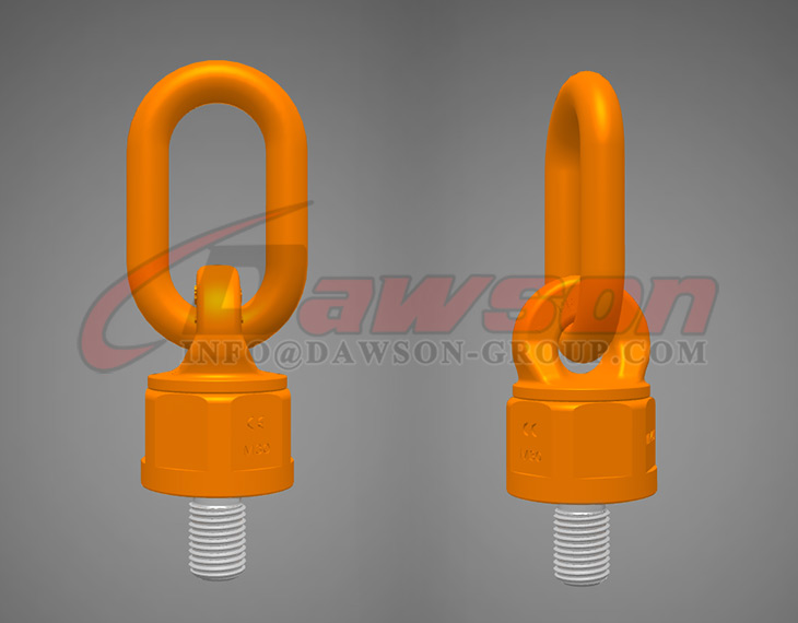 DS-PE Series G80 Universal Direction Rotating Lifting Eye Bolt, Grade ...