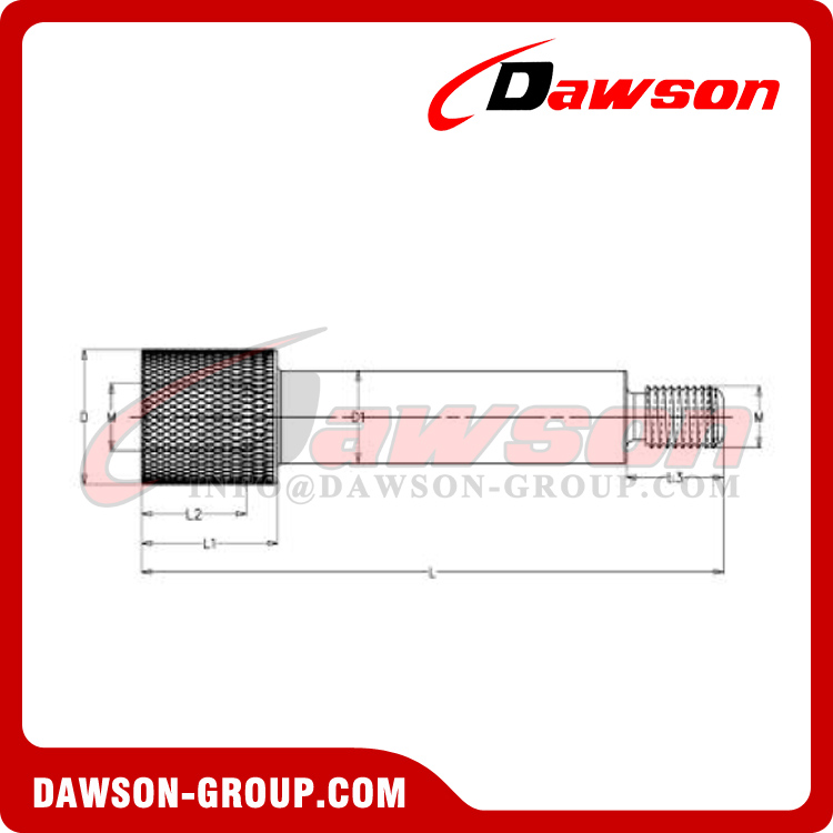 G80 Alloy Steel Lifting Eye bolt Extension Bar - Dawson Group Ltd ...