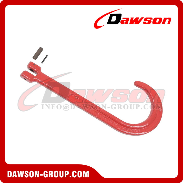 15'' Inch J Hook Heavy Duty Grade G80 Tow Axle Strap Wrecker Roll Back ...