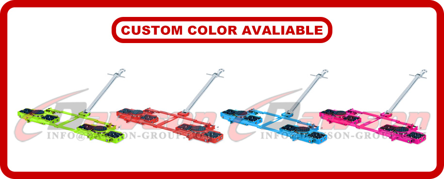 DS-WTL6 DS-WTL12 Series Tandem Trolley for Heavy Loads, Tandem Dolly ...